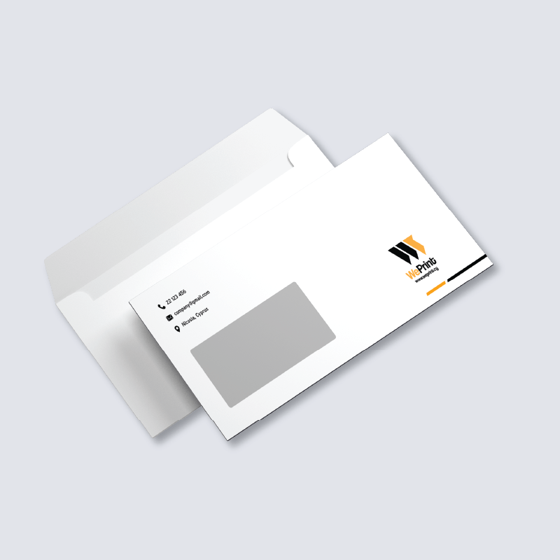 Envelopes with window - 11x22 cm. - WePrint